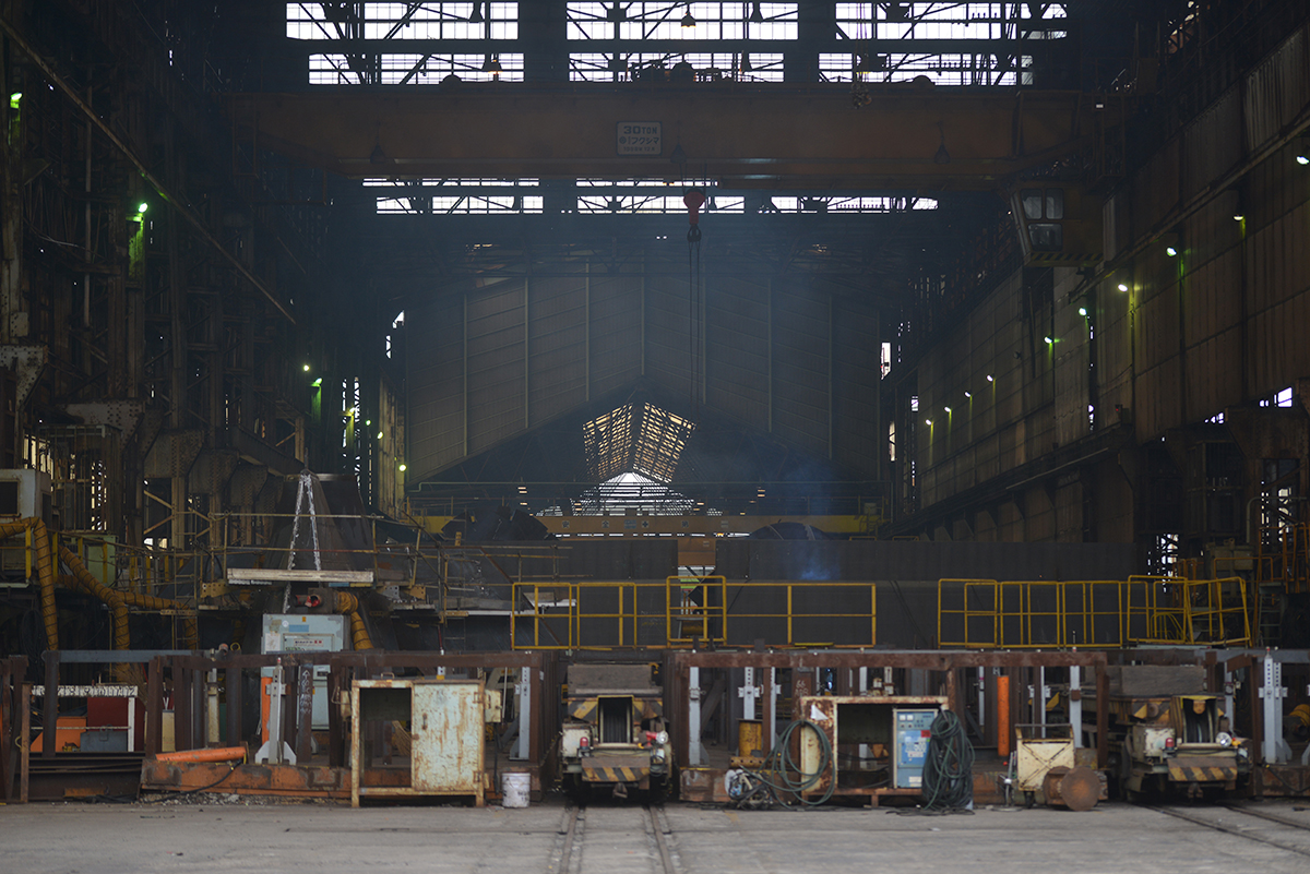 三井造船進水式 Launching ceremony | 物語を届けるしごと